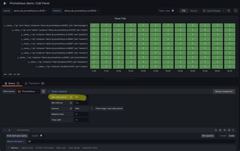 Grafana Status History With Fixed Amount Of Boxes Stack Overflow