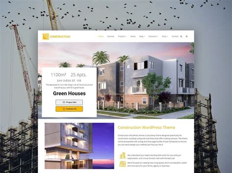 Construction Wordpress Theme Graphic By Visualmodo Wordpress Themes