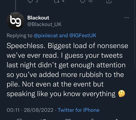 Pixiecat ♡ On Twitter Blackout Uk Mollymaecosplay How If This Is Your First Response To