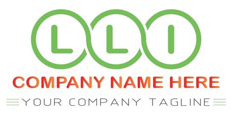 Premium Vector Lli Letter Logo Design