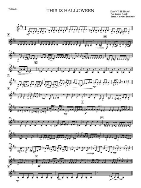 Halloween Violí Viola Pdf
