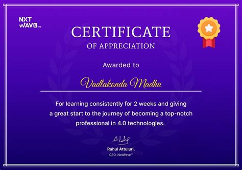 Madhu Vadlakonda On Linkedin Nxtwave Ccbp Ccbpian Nxtwaveteam Nxtwaverahulattulurisir