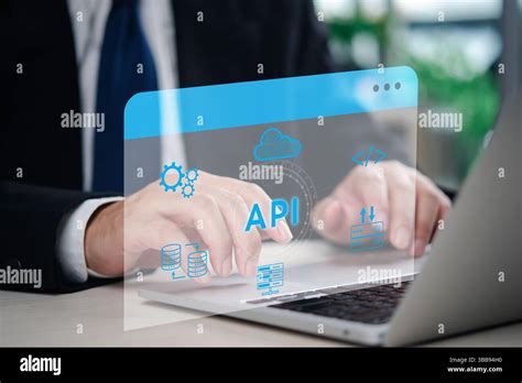 a software developer working on an api integration project with