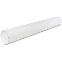 Crownhill Kraft Mailing Tube 3 X 36 With Cap White Monk Office
