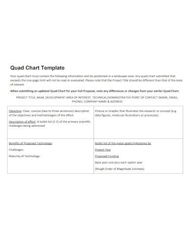 Free 7 Quad Chart Samples In Pdf Free 7 Quad Chart Samples In Pdf