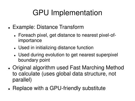 Ppt Dense Image Over Segmentation On A Gpu Powerpoint Presentation Free Download Id