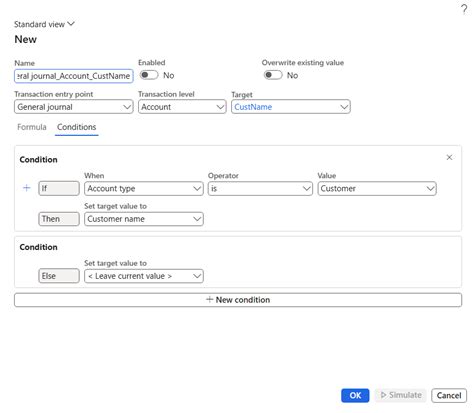 财务标记规则 预览版 finance dynamics 365 microsoft learn
