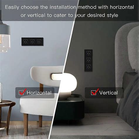 Bseed Eu Standard Usb Wall Power Sockets Type C Electrical Outlets Wall