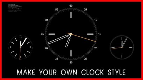Build Own Your Customize Clock Style Using Html Css And Javascript Ll