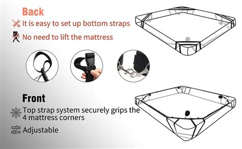 Amazon Com Sex Bondage BDSM Kit Bed Restraints Set Super Easy Install Sex Rope Adjustable