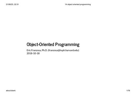 Solution C Programming Language Cs50 14 Object Oriented Programming