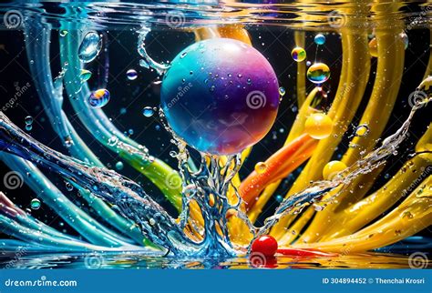 dancing colors exploring abstract art and fluid dynamics through macro