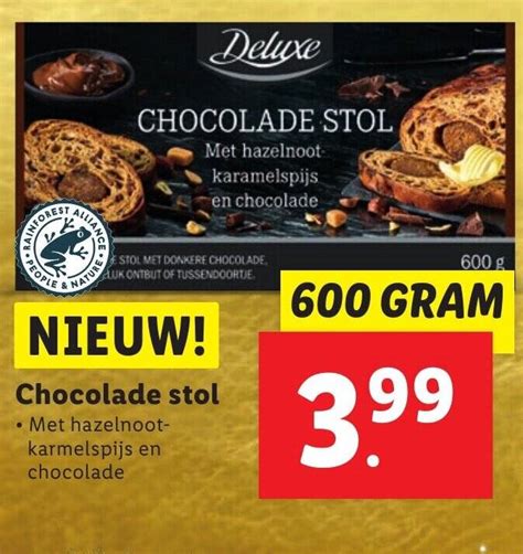 Chocolade Stol 600g Aanbieding Bij Lidl