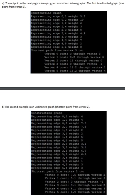 Objectives Implement Graphs And Graph Algorithms Chegg