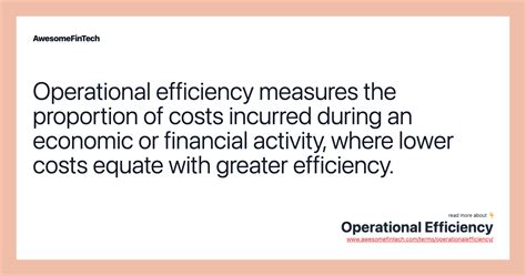 Operational Efficiency Awesomefintech Blog