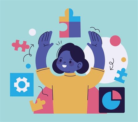 Premium Vector Developer Female Character