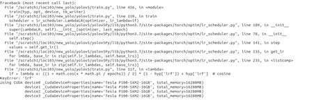 keyerror lrf · issue 922 · ultralytics yolov5 · github