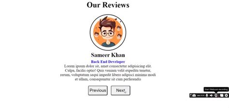 Video Completed Javascript Task With Review Slider Salman Khan