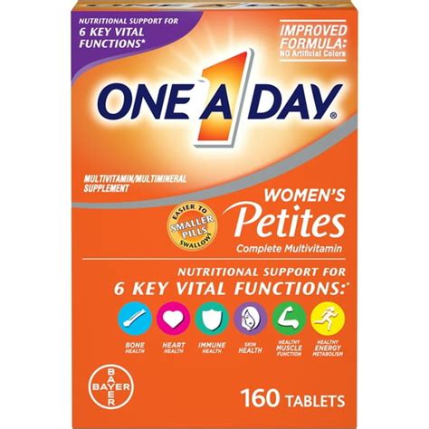 One A Day Womens Multivitamin Daily Dose Essential Nutrients 200 Ct