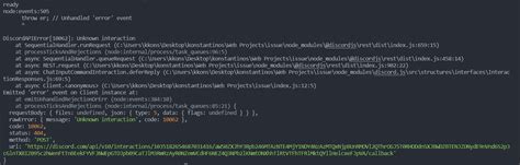 deferreply throws 404 unknown interaction · issue 8789 · discordjs