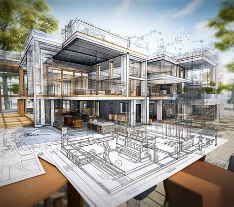Bouwkundig Tekenwerk Creatieve Bouwtekeningen Realistische Resultaten