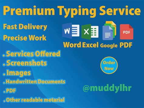 retype scanned docs handwritten text images and pdf by muddylhr fiverr
