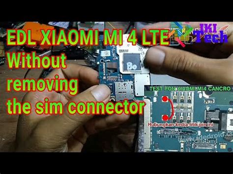 EDL Xiaomi MI LTE Tanpa Bongkar Konektor Sim YouTube