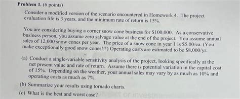 solved problem 1 6 points consider a modified version of