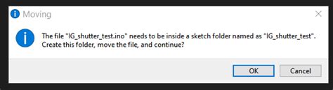 Always Asking To Create A New Sketch Folder Ide 2x Arduino Forum
