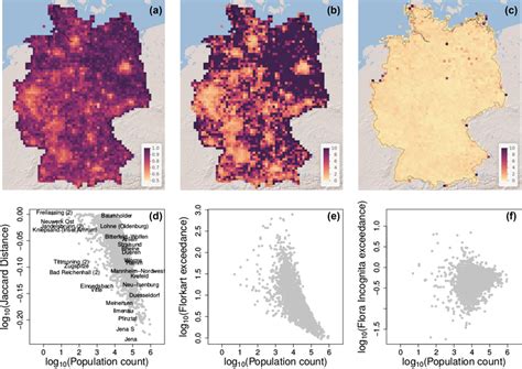 spatial inconsistencies between the flora incognita app data and the