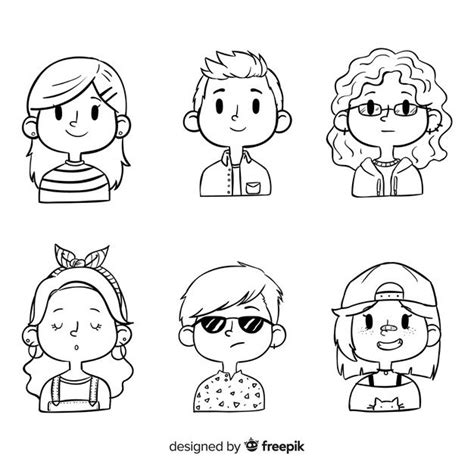 Dibujos De Personas Fáciles De Dibujar Como Dibujar Una Chica Kawaii
