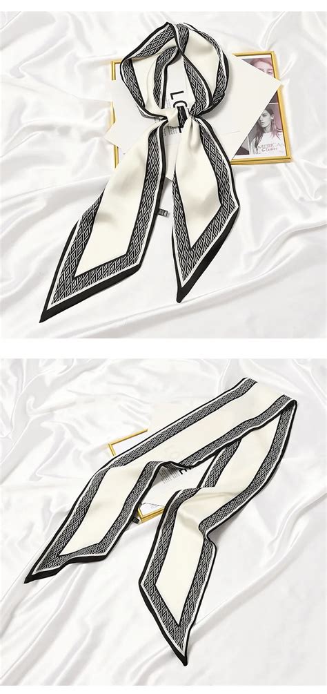 Foulard Long Pour Femmes Écharpe Pour Cheveux Fins Bandeau De Mode Pour Femmes Foulards De