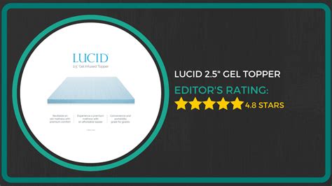 Lucid Gel Infused Memory Foam Mattress Topper Review