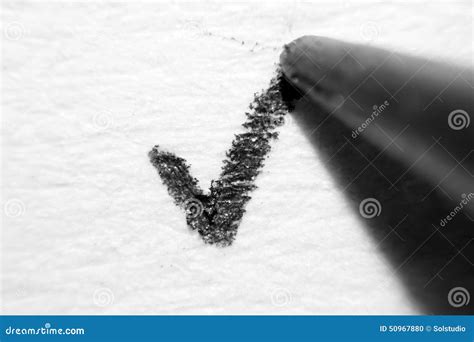 Mark Under The Microscope Stock Illustration Illustration Of Marker 50967880