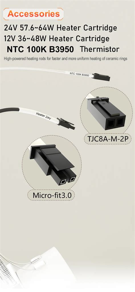 CHC Kit NTC 100K B3950 Thermistor