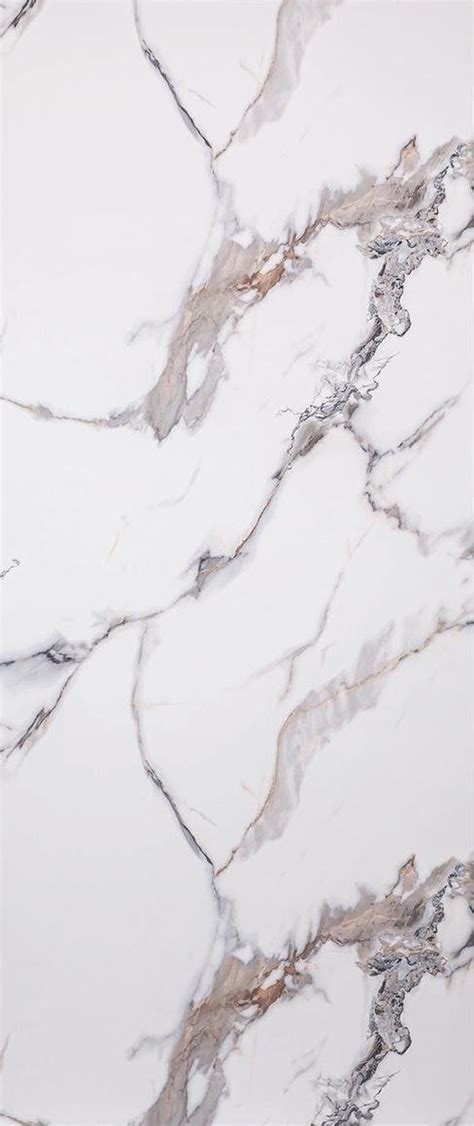 بديل رخام ابيض مع عروق بني خط الفخامة