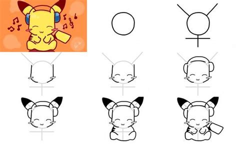 How To Draw Chibi Pikachu