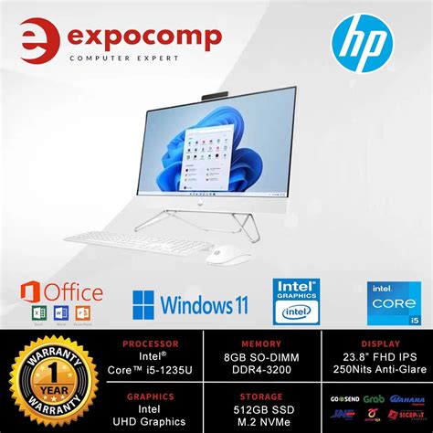 Jual Hewlett Packard HP PC AIO ALL IN ONE Cb D CORE I U Shopee Indonesia