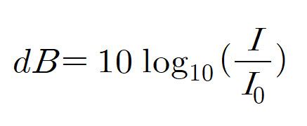 데시벨 로그함수 지식in