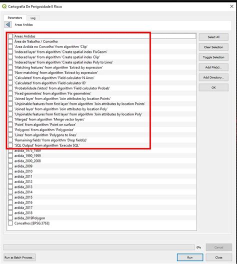 Multiple Input Parameter In Modeler Shows Internal Layers Of The Model