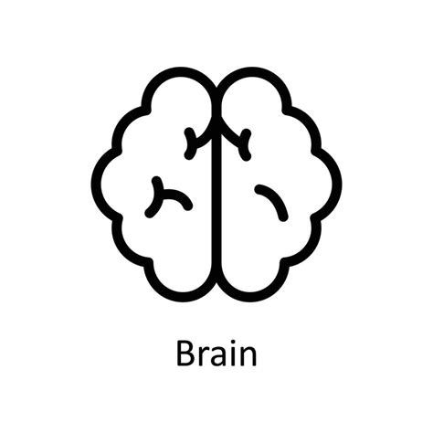 Brain Vector Outline Icons Simple Stock Illustration Stock 21566128
