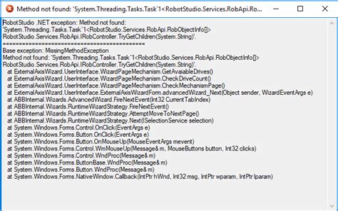 External Axis Wizard 60801 And Robotstudio2019 Not Working — Abb