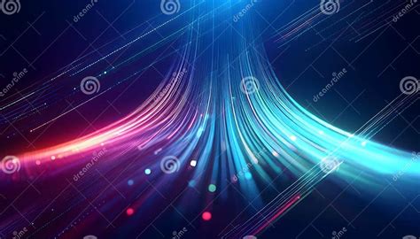 Technology Network Digital Data Flow Artificial Intelligence Data