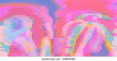 Texture Glitched Distorted Computer Screen Random Stock Illustration Shutterstock
