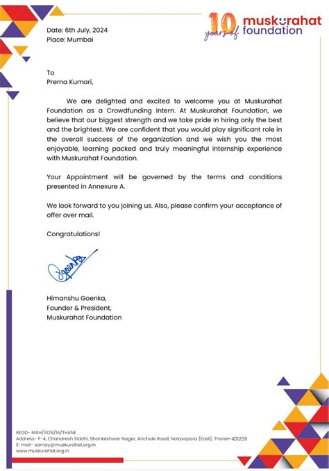 Prerna Kumari On Linkedin Muskurahatfoundation Internship Socialimpact