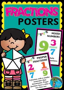 Fractions Posters By OkinawanGirl Teachers Pay Teachers