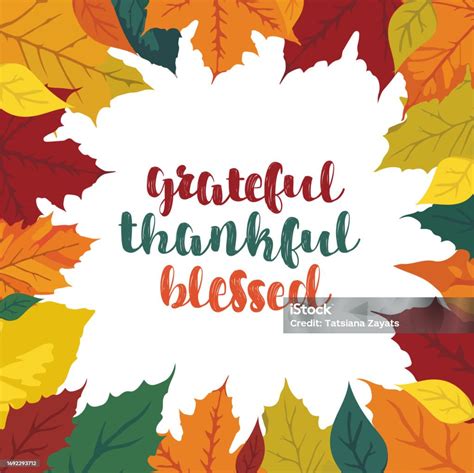 생생한 색상의 낙엽이 있는 추수감사절 사각형 프레임 편집 가능한 가을 배너 또는 흰색 배경에 엽서 10월에 대한 스톡 벡터 아트 및 기타 이미지 Istock