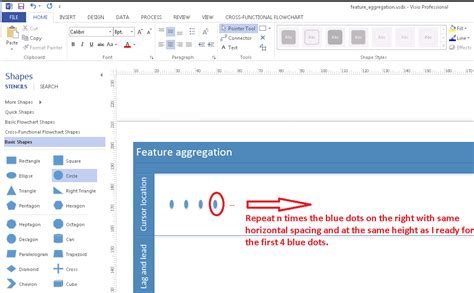 Windows 7 Duplicating A Shape In Microsoft Visio N Times On The Right
