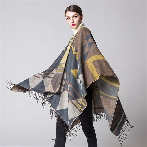 Bohemian Pattern Shawl With Tassel Thinkboho Bohemian Pattern