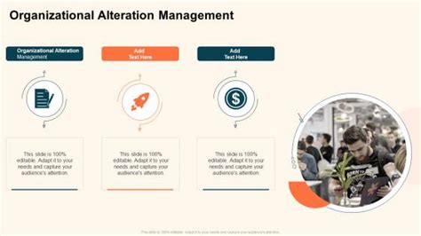 Organizational Alteration Management Powerpoint Presentation And Slides
